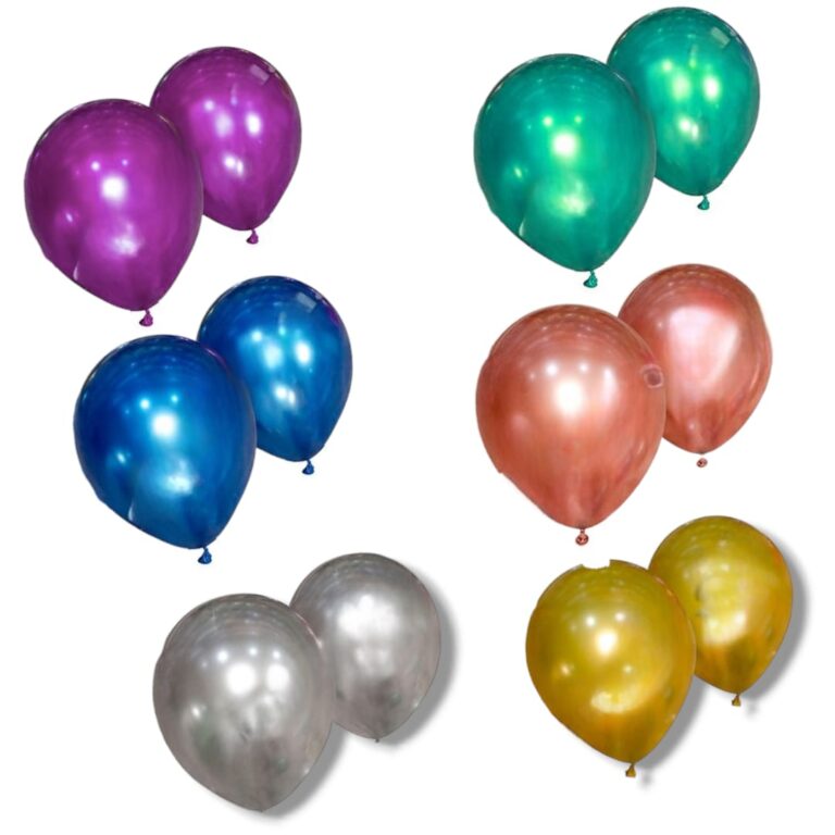 GLOBOS CROMADOS 12″ x10 – GLOBOX – Cotillon Lapislazuli
